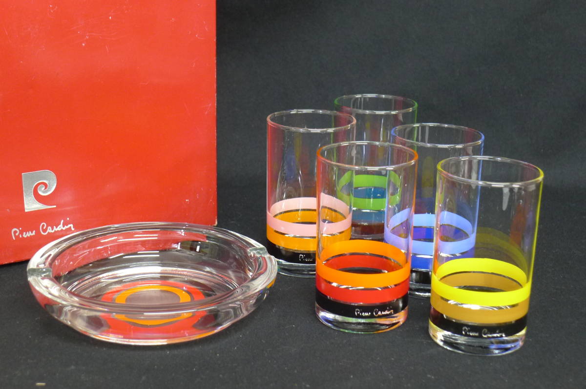 E132 pierre Cardin ピエールカルダン 佐々木硝子 タンブラーセット 灰皿 昭和レトロ /80(タンブラーグラス)｜売買されたオークション情報、yahooの商品情報をアーカイブ ...