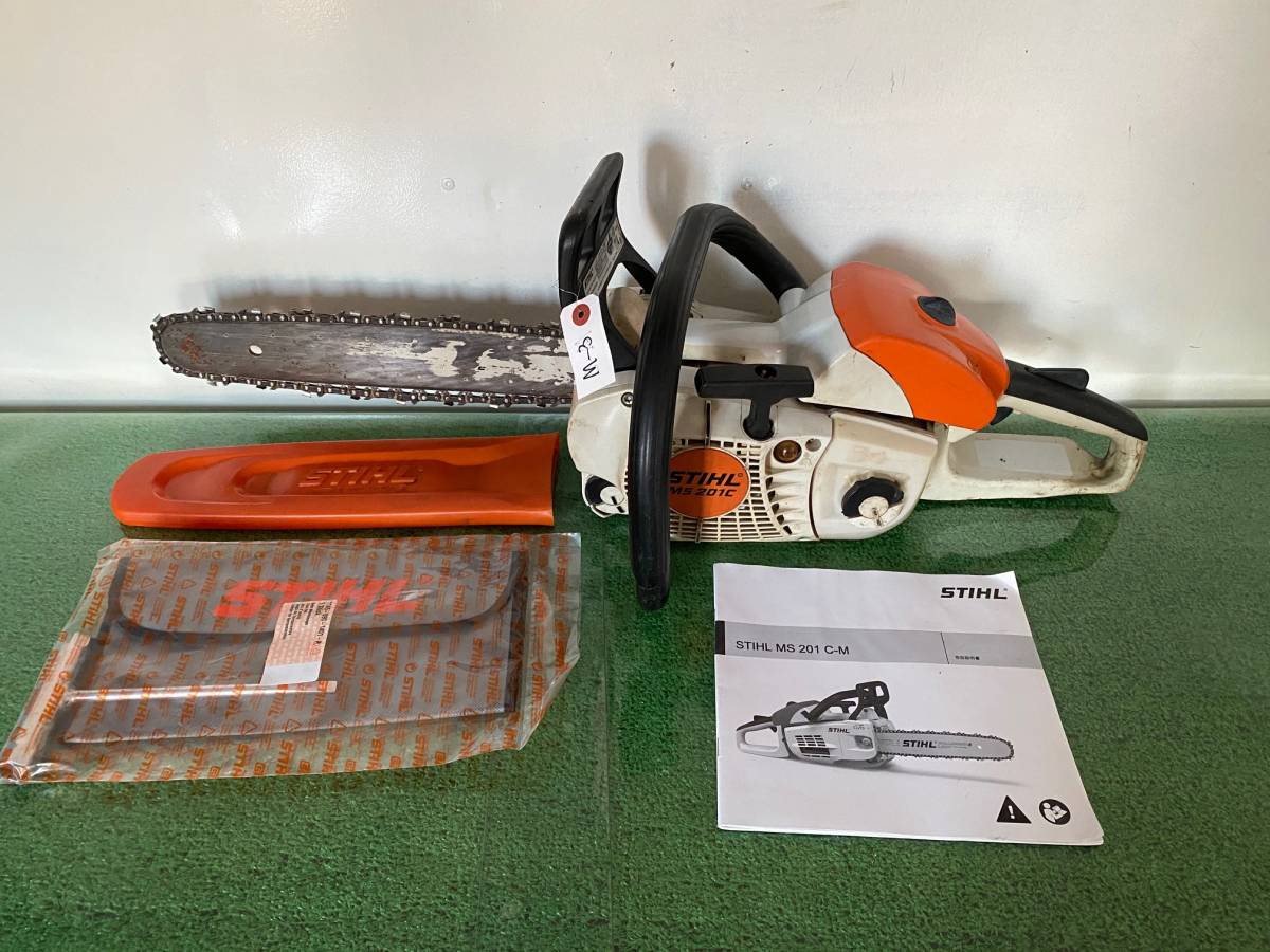 福岡発 1000円スタート スチール エンジンチェーンソー MS201C-EM 取扱説明書＆ 専用工具付 No.3(チェーンソー)｜売買された ...