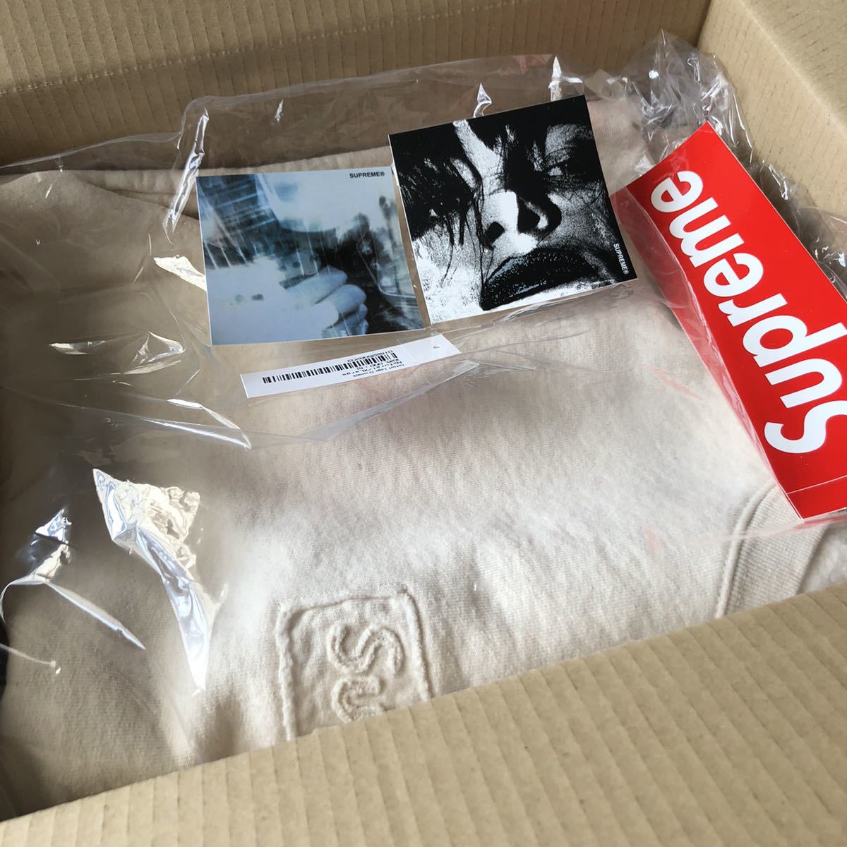 Supreme Cutout Logo Crewneck XL Natural シュプリーム カットアウト ナチュラル(その他)｜売買された ...