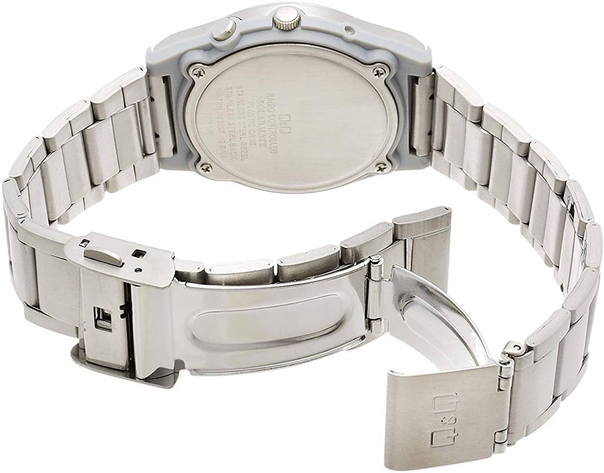 シチズン HG16-202 Q&Q 電波 ソーラー アナログ ブレスレット 10気圧防水 ブラック メンズ(キューアンドキュー)｜売買された ...