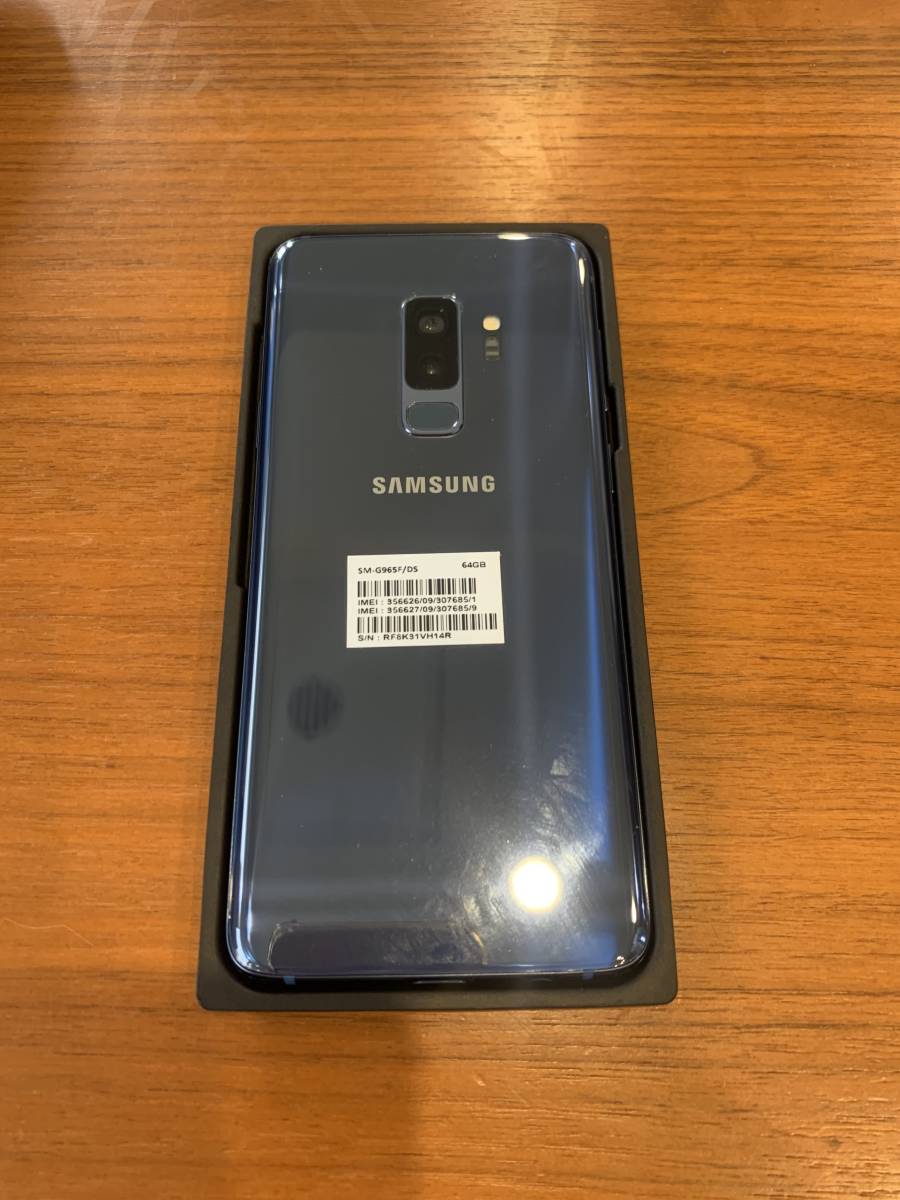 海外版 SIMフリー Samsung Galaxy S9＋ Plus 64GB ブルー SM-G965F/DS(海外版SIMフリー)｜売買され ...