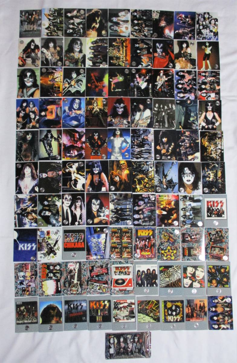 キッスのトレーディングカード KISS COLLECTOR CARDS SERIES 2ノーマルコンプリート90枚セット トレカ/輸入/洋楽 ...