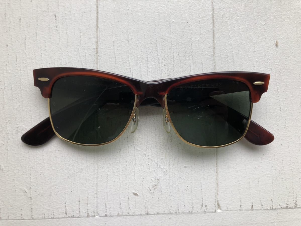 B&L Ray-Ban USA Wayfarer MAX 1 Bausch& Lomb WAYFARER MAX 1 レイバン 80's ...