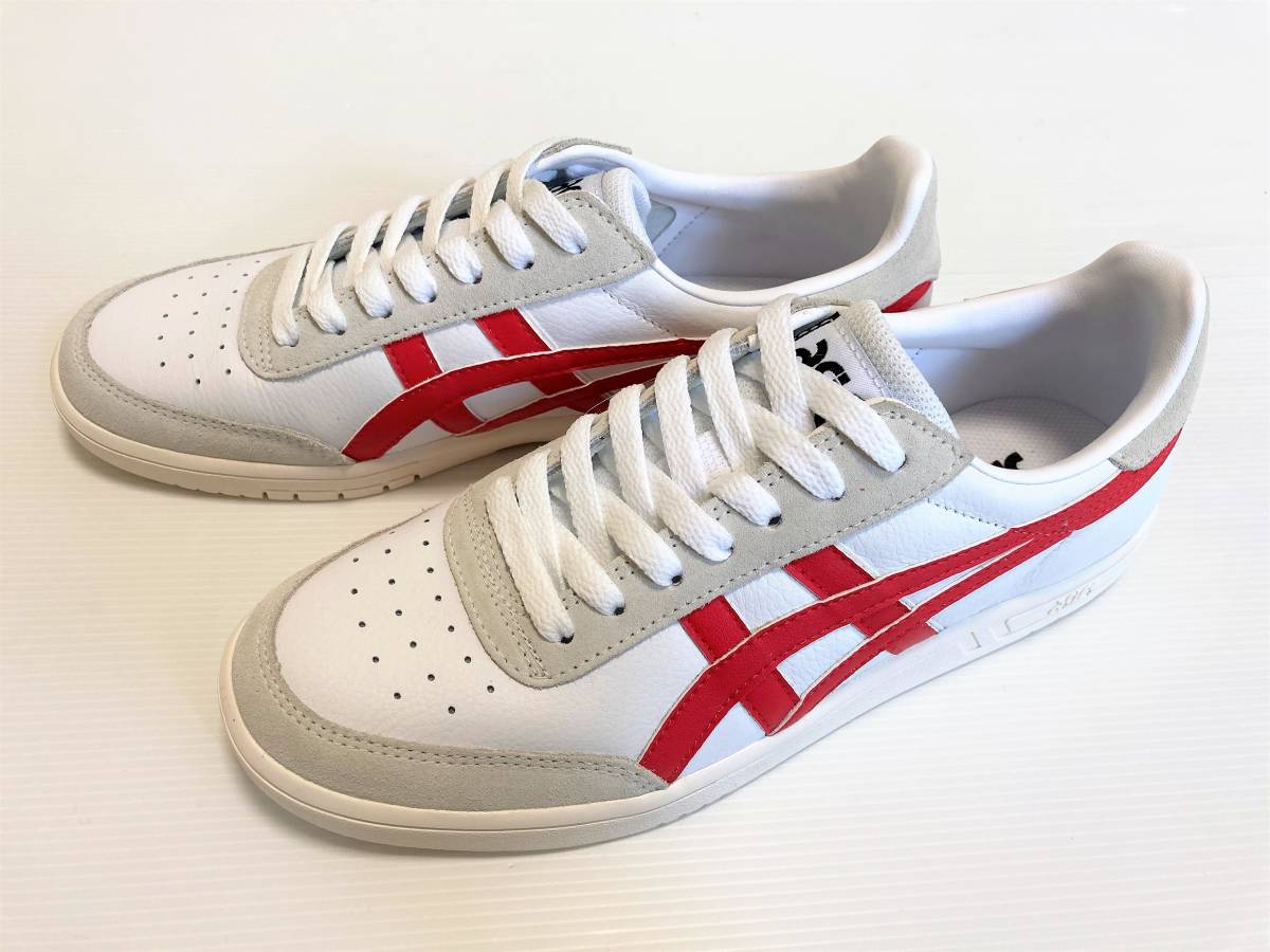 ASICS Tiger GEL-VICKKA TRS 25cm 白赤 アシックス タイガー ゲル ビッカー TRS 1193A033(25 ...