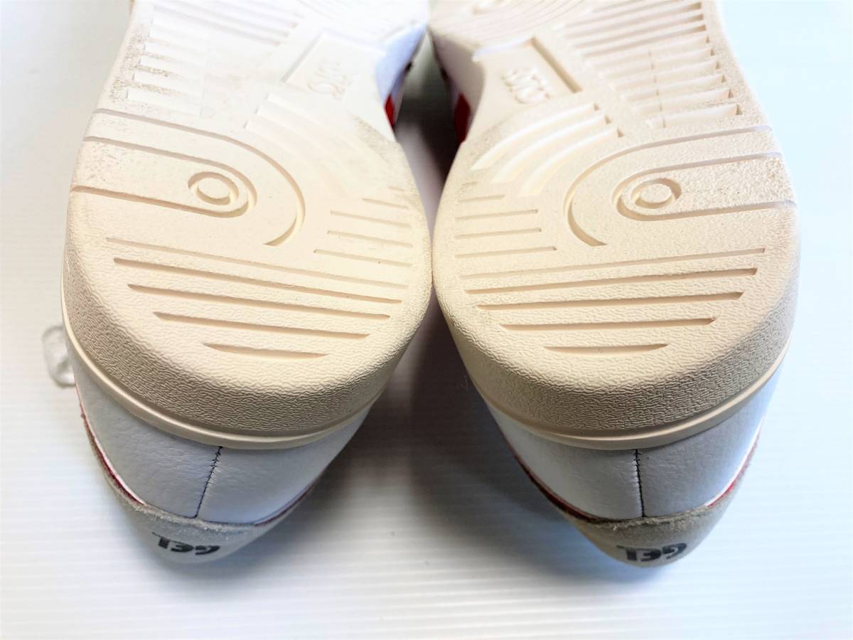ASICS Tiger GEL-VICKKA TRS 25cm 白赤 アシックス タイガー ゲル ビッカー TRS 1193A033(25 ...