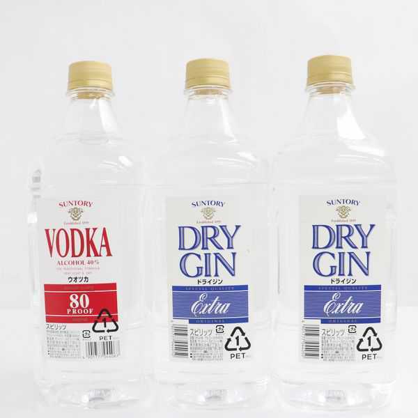 3本セット/SUNTORY サントリー スピリッツ各種 ドライジン 40％ 1800ml 等 S0F1029(セット、詰め合わせ)｜売買されたオークション情報、yahooの商品情報をアーカイブ ...