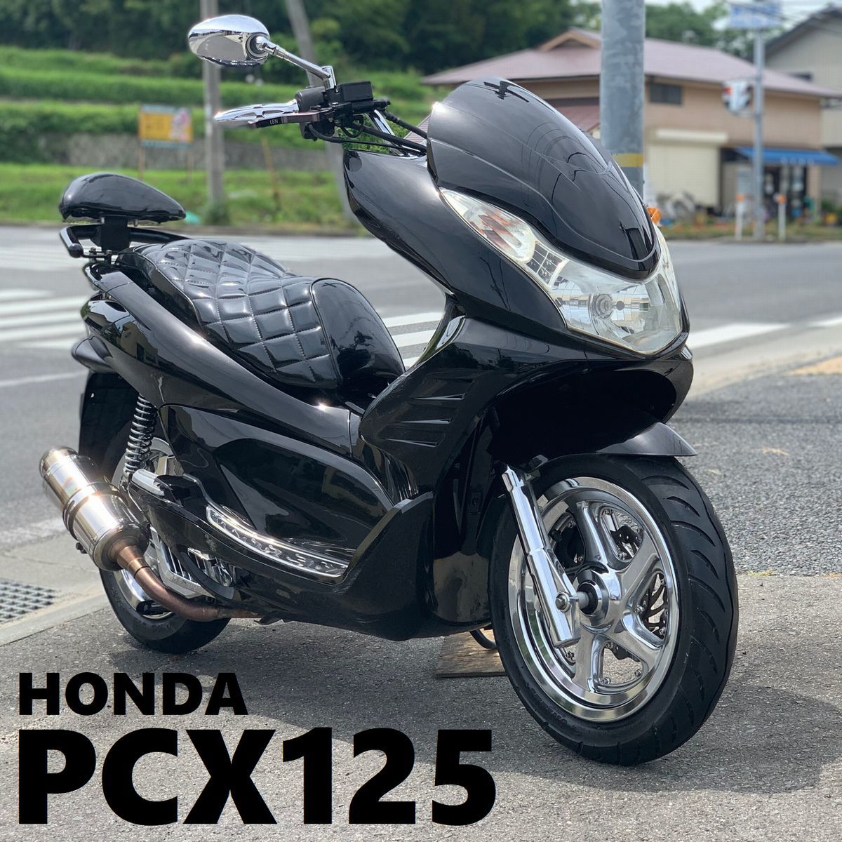 注目 メッキカスタム PCX125 フロントマスク バックレスト付 ホンダ NC125D 動画あり 検: シグナス リード マジェ N-MAX ZXCV20264(51cc-125cc)｜売買 ...