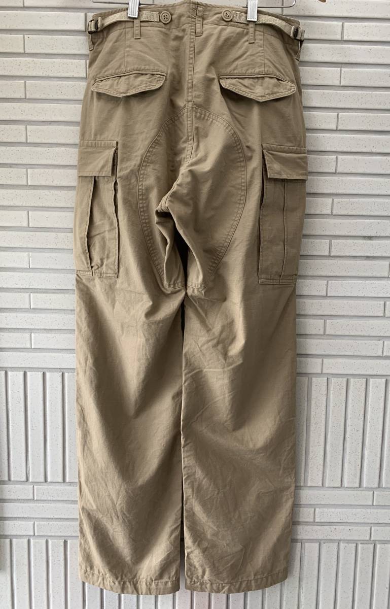 初期 レア BEIGE visvim EIGER SANCTION PANTS size:S brigadier virgil christo ...