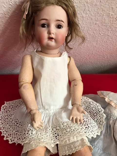 アンティーク ドイツビスクドール 1910年 K&R/SIMON&HALBIG403 German シモン&ハルビック50cm(ビスクドール)｜売買されたオークション情報、yahooの商品情報 ...