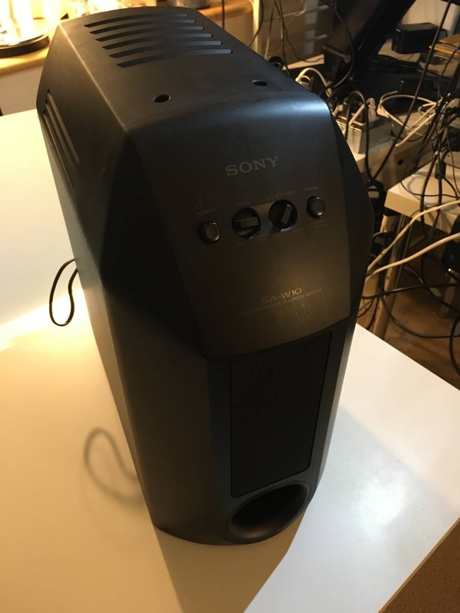 SONY SA-W10 ACTIVE SUPER WOOFER アクティブスーパーウーハー スピーカー(ウーファー)｜売買されたオークション ...
