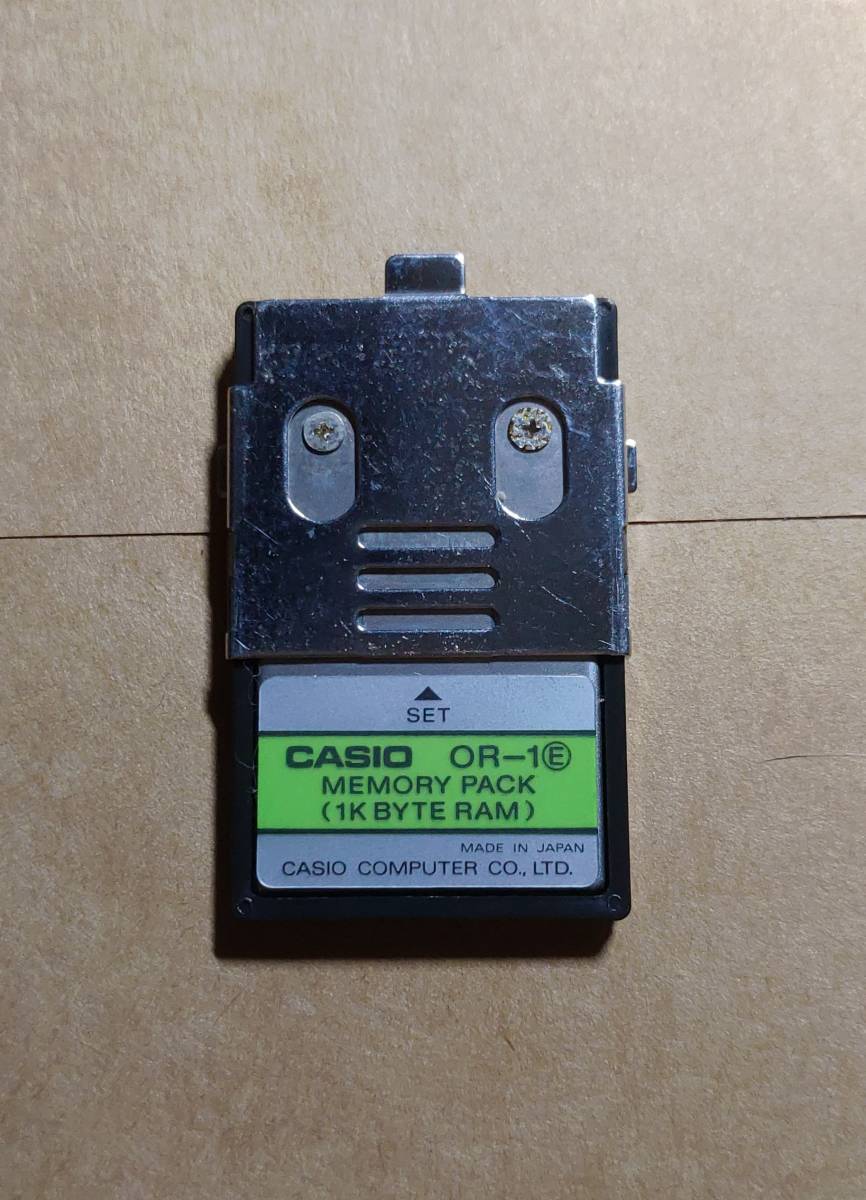 CASIO PB-100シリーズ用増設メモリ OR-1E 1KB(ポケットコンピュータ)｜売買されたオークション情報、yahooの商品情報をアーカイブ公開 - オークファン（aucfan.com）