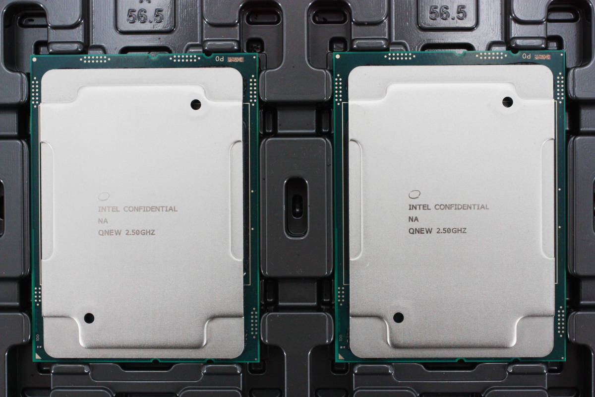 R20 19000点 Intel 8180 ES品 QNEW 28 core 56 T 2.5 GHz LGA3647 2個セット(Xeon ...