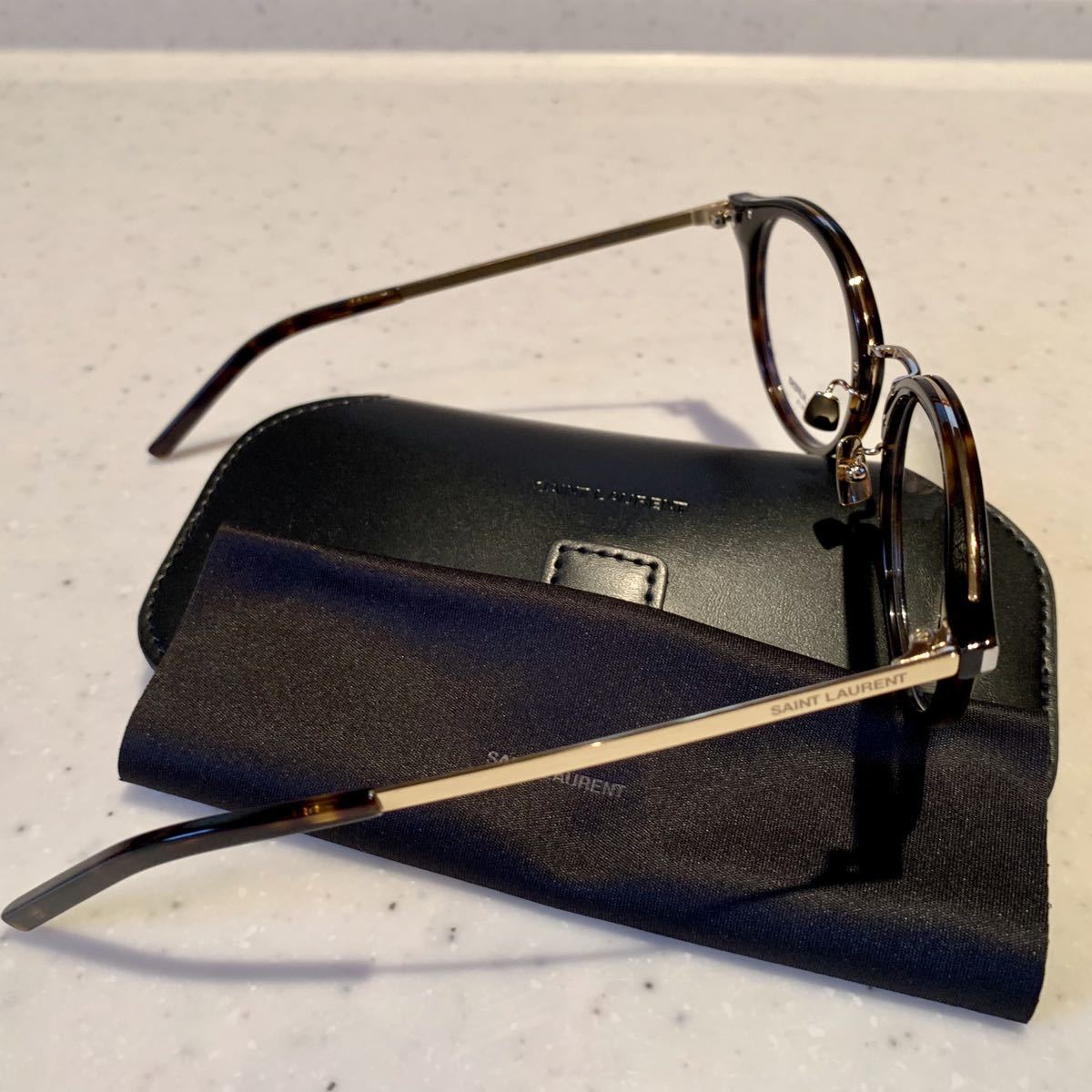 正規 サンローラン saintlaurent SL91 007 メガネ 眼鏡 高級 ロンハーマン ゴールド(その他)｜売買されたオークション ...