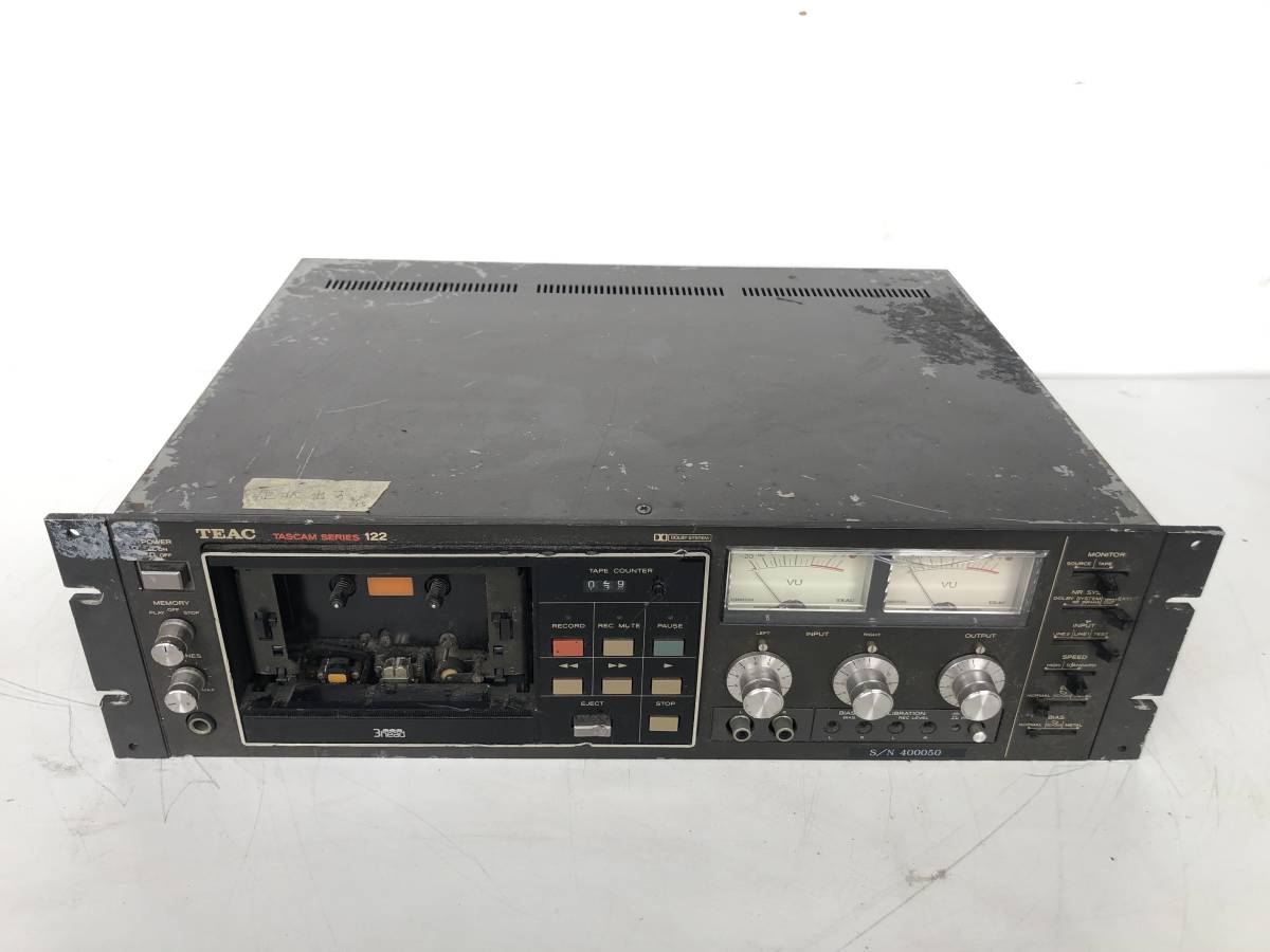 TEAC ティアック カセットレコーダー TASCAM SERIES 122 122-B カセットデッキ ジャンク(一般)｜売買された ...