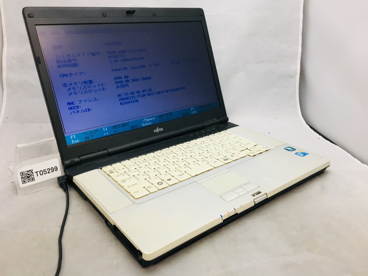 ジャンク FUJITSU E780 B Core i5 M560 2.67GHz 2GB 15.6インチ(15インチ～)｜売買された ...