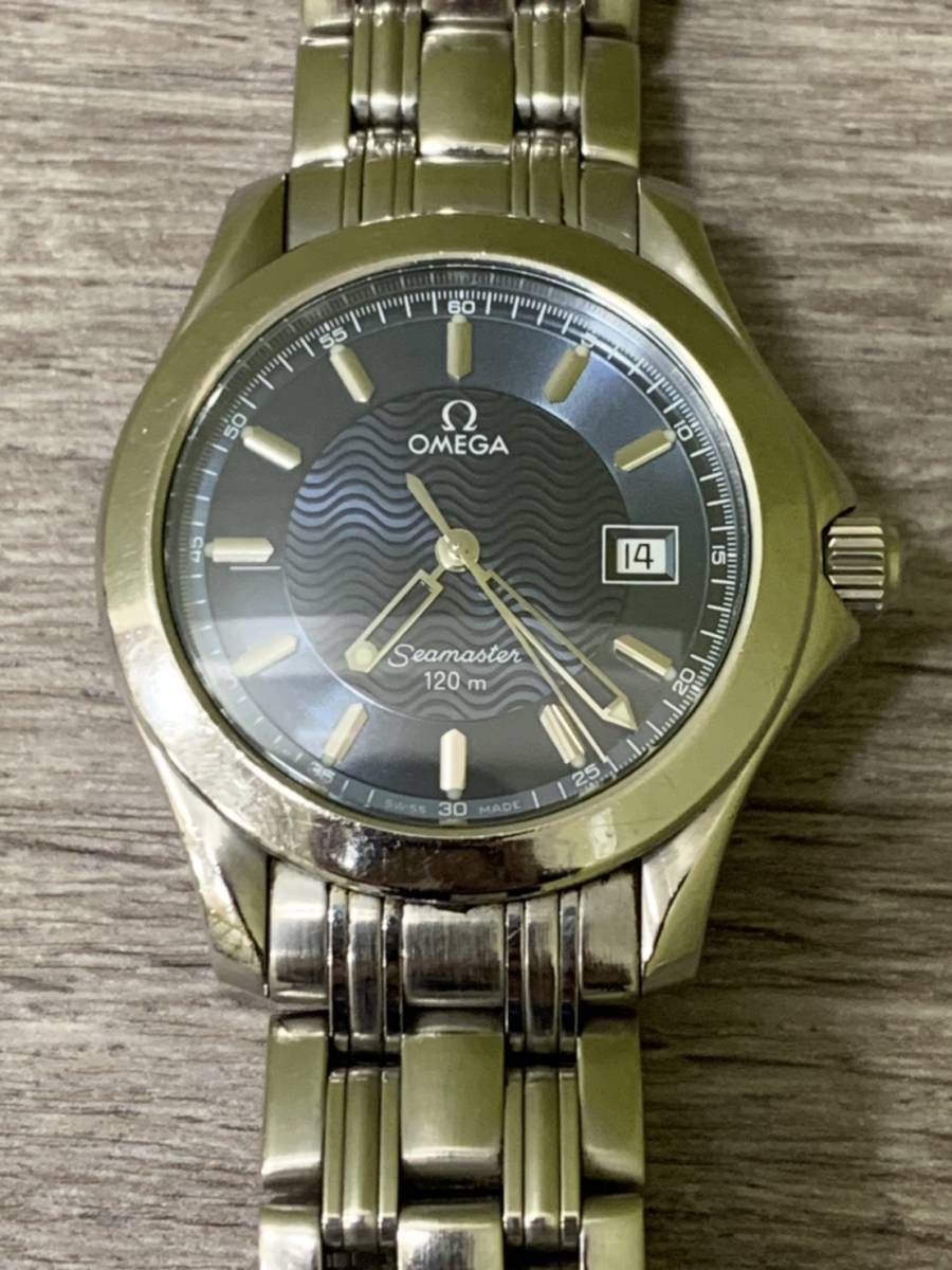 C775 1円 OMEGA オメガ シーマスター 1501 823 STAINLESS STEEL OMEGA SWISS MADE 120m ...