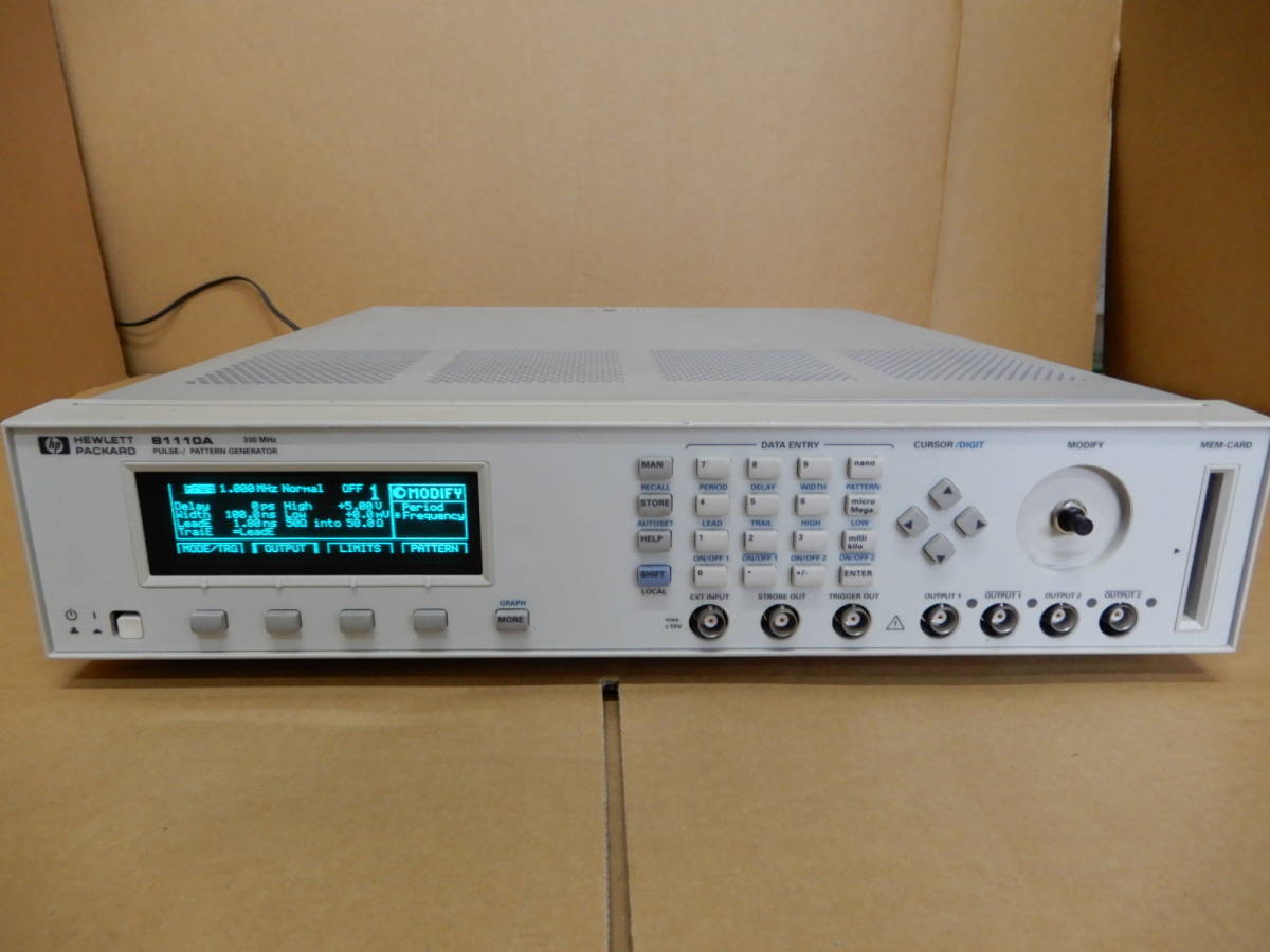 HP/Agilent 81110A 330MHz PULSE PATTERN GENERATOR 品(アマチュア無線)｜売買されたオークション ...