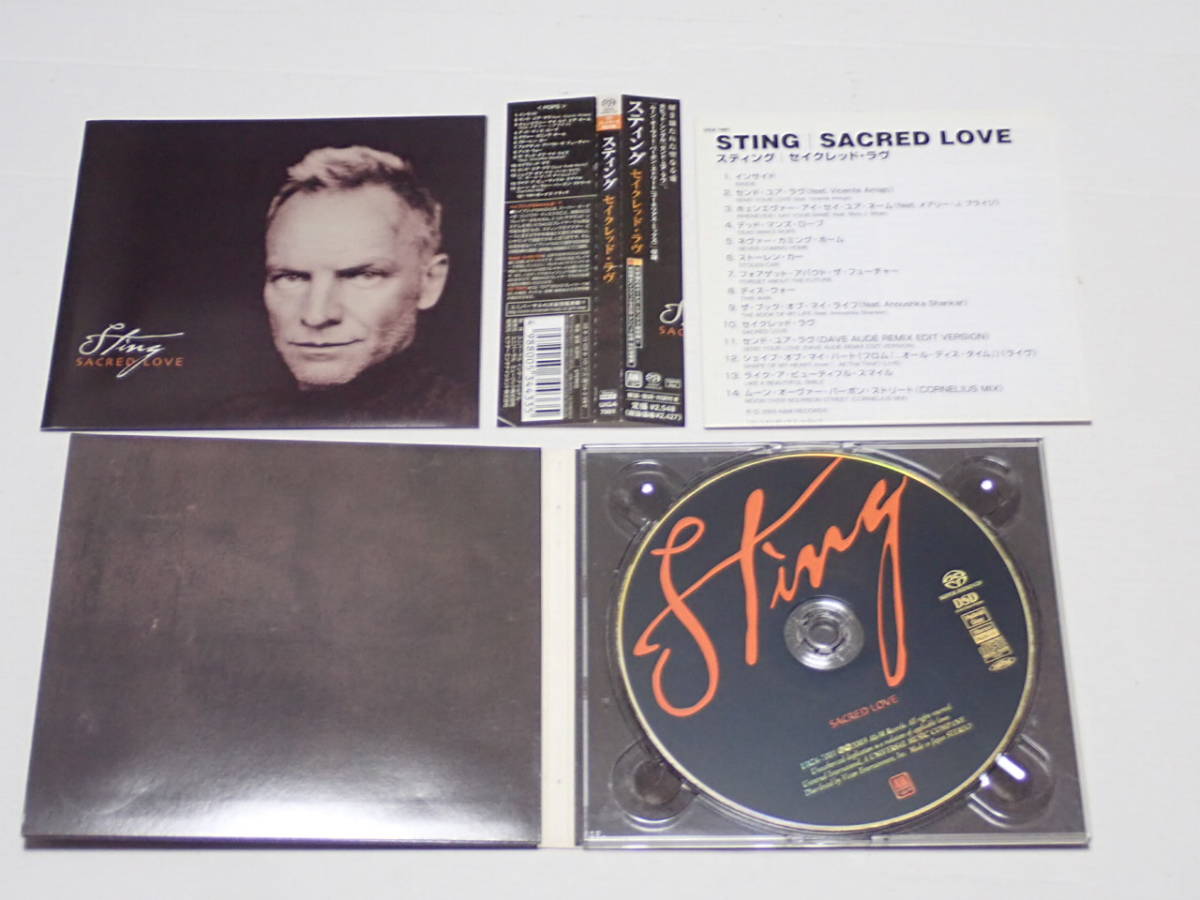 SACD/Hybrid スティング STING セイクレッド ラヴ SACRED LOVE 帯付 国内盤 UIGA-7001(Sting ...