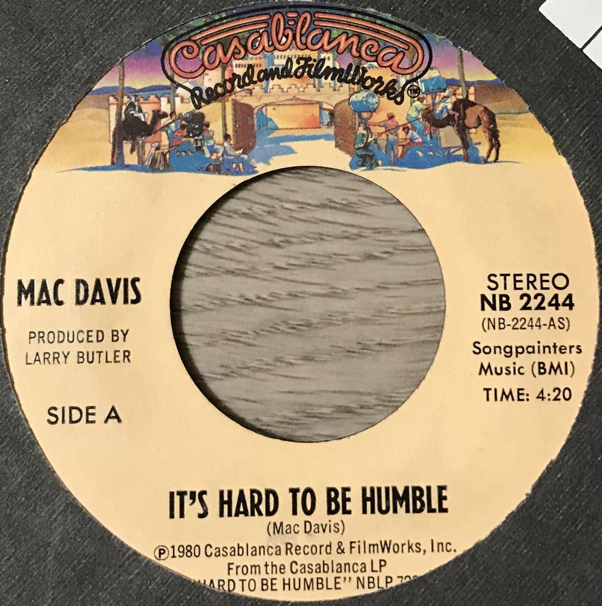 7 / レコード Mac Davis / It's Hard To Be Humble World / Folk Casablanca ...