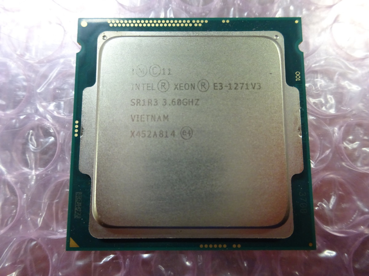 Xeon E3-1271 V3 Haswell 3.6GHz SR1R3 LGA1150 H7303(Xeon)｜売買されたオークション情報 ...