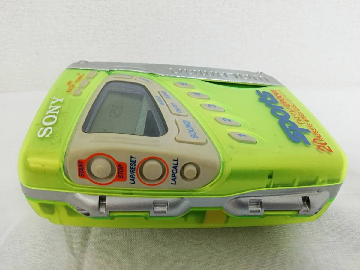 KN32 SONY ソニー WALKMAN スポーツウォークマン WM-FS1 ラジオカセットプレ-ヤー FM/AM 現状品(再生専用)｜売買 ...