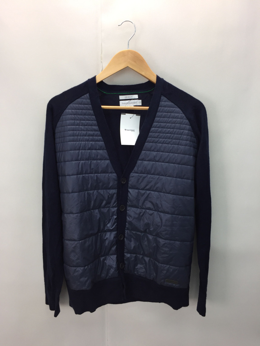 Peak Performance Matthew Cardigan/ハイブリッドカーディガン/M/ウール/NVY/G54694006 ...