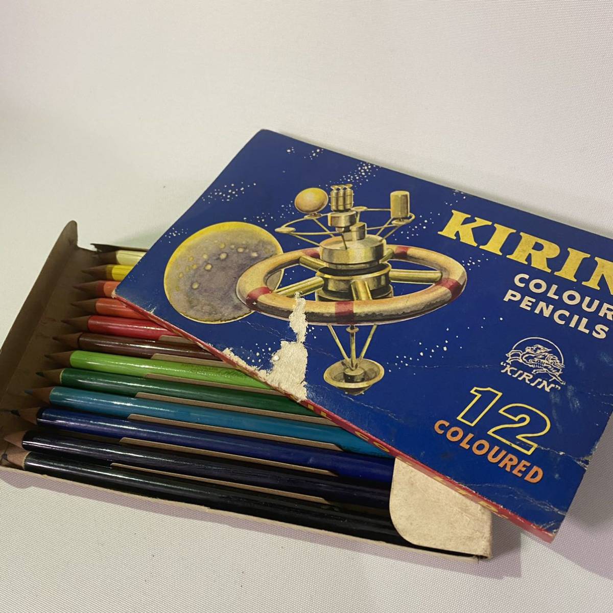 昭和レトロ KIRIN COLOUR PENCILS 12色 キリン鉛筆 きりん おえかき ぬりえ 色鉛筆 アンティーク(その他)｜売買された ...