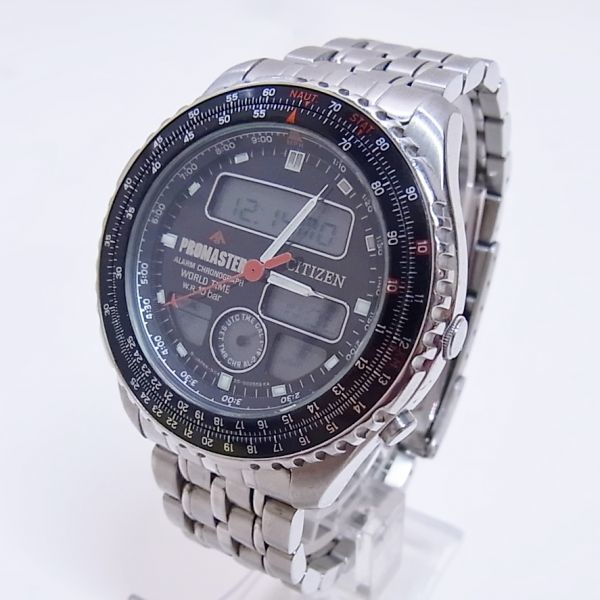 CITIZEN PROMASTER C420-002071K GN-4-S シチズン プロマスター クロノグラフ デジタル クォーツ メンズ腕 ...