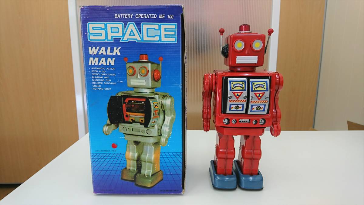 SPACE WALKMAN スペースウォークマン ブリキ 昭和レトロ(ロボット)｜売買されたオークション情報、yahooの商品情報をアーカイブ ...