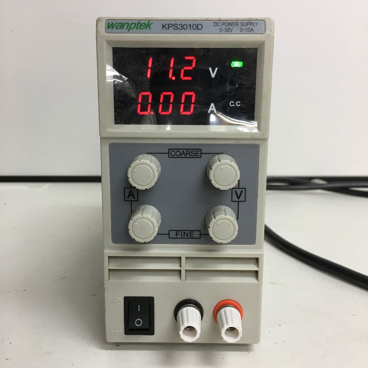 C283 Wanptek KPS3010D/DC POWER SUPPLY/0-30V 0-10A/直流安定化電源/ジャンク品(アマチュア無線 ...