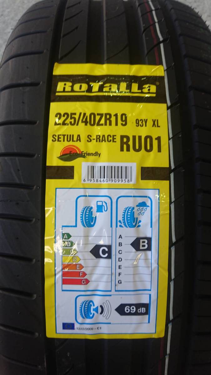 ROTALLA RU01 225/40R19 93Y XL 単品1本 本州(その他)｜売買されたオークション情報、yahooの商品情報を ...