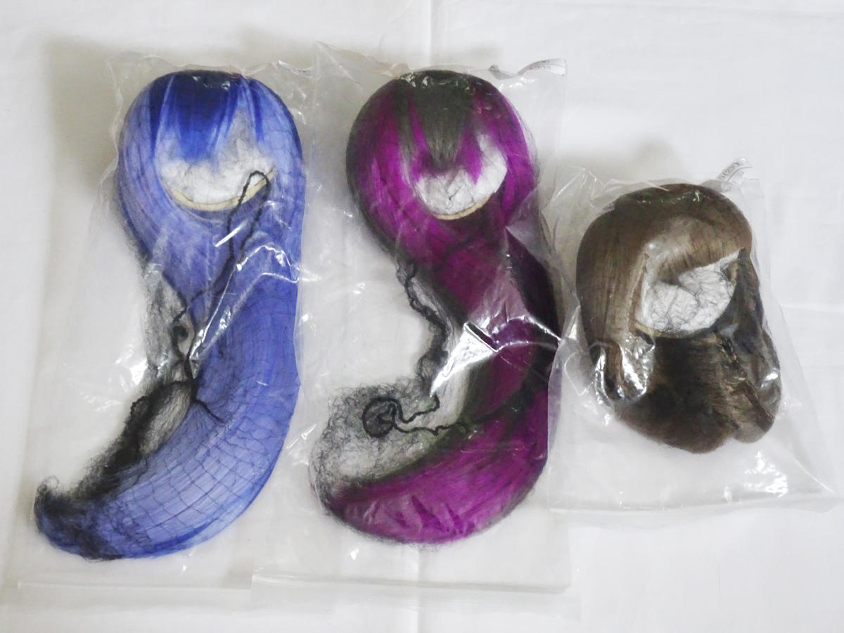 9インチウィッグ MDD/DD/SD対応 3点セット ツートンロング系＋ボブカット(パーツ)｜売買されたオークション情報、yahooの商品情報をアーカイブ公開 - オークファン（aucfan.com）