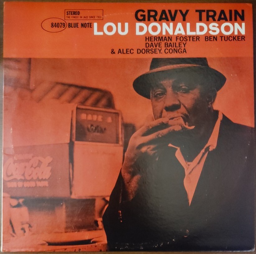 BLUE NOTE 青ベタUA-RVG盤LP LOU DONALDSON／Gravy Train Herman Foster ブルーノート ...