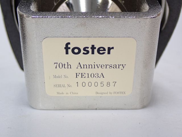 箱付き FOSTEX / FOSTER FOSTER 70th Anniversary Model FE103A フォスター電機 創業70周年 ...