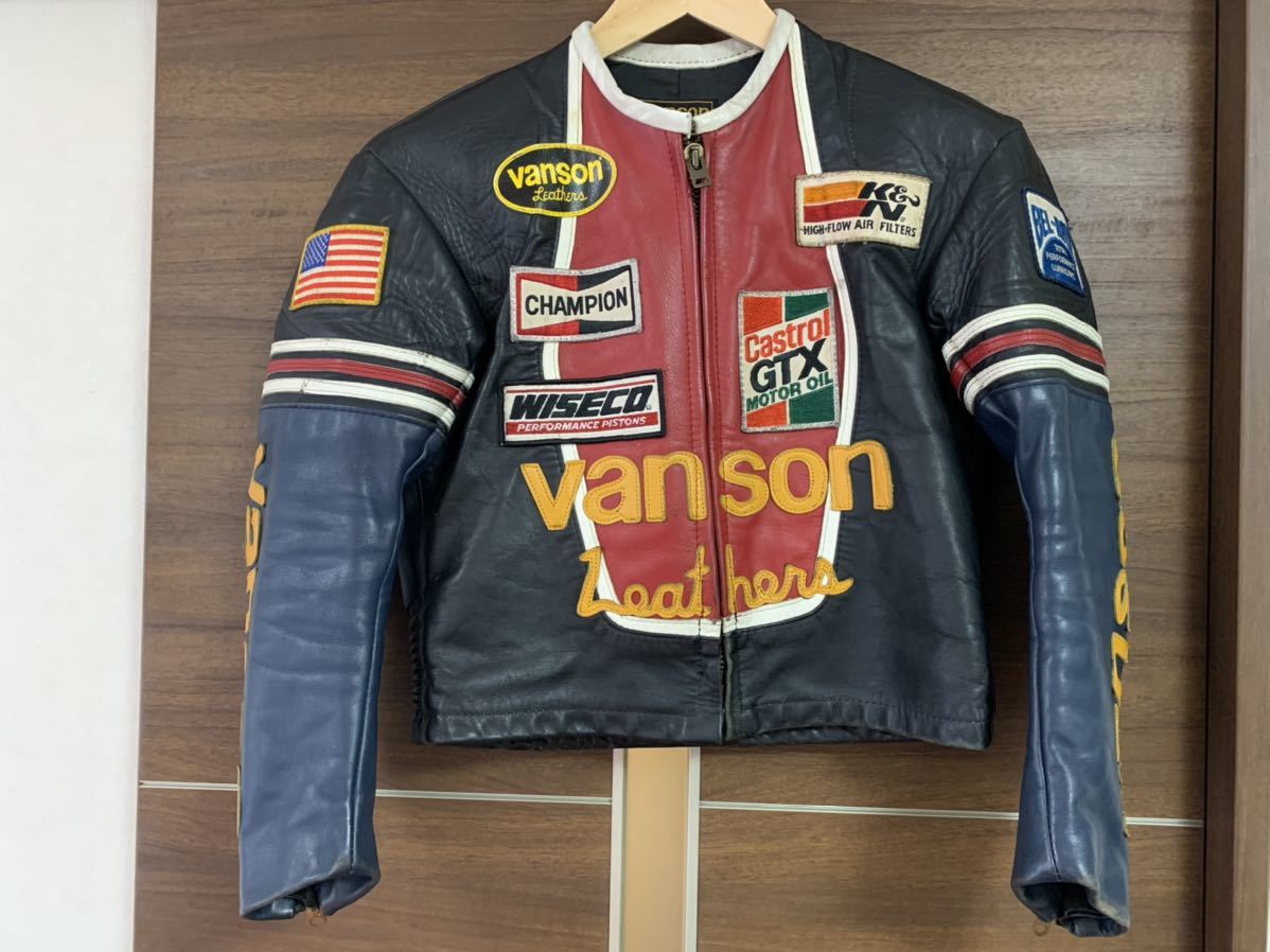 VANSON STAR ワンスター シングル ライダース 38(ライダースジャケット)｜売買されたオークション情報、yahooの商品情報をアーカイブ公開 - オークファン（aucfan.com）