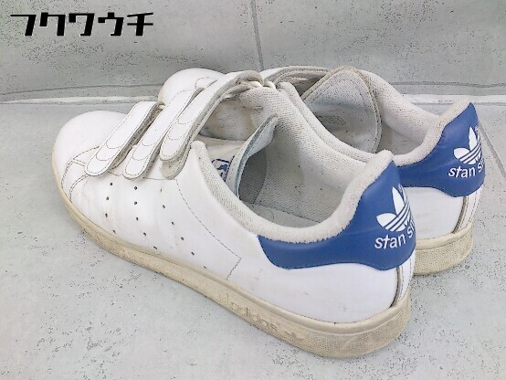 adidas アディダス S80042 STAN SMITH CF ベルクロ スニーカー シューズ サイズ26.5㎝ ホワイト ブルー メンズ ...