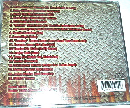 CD meltdown the music of TNA wrestling volume 2~total non stop action ...