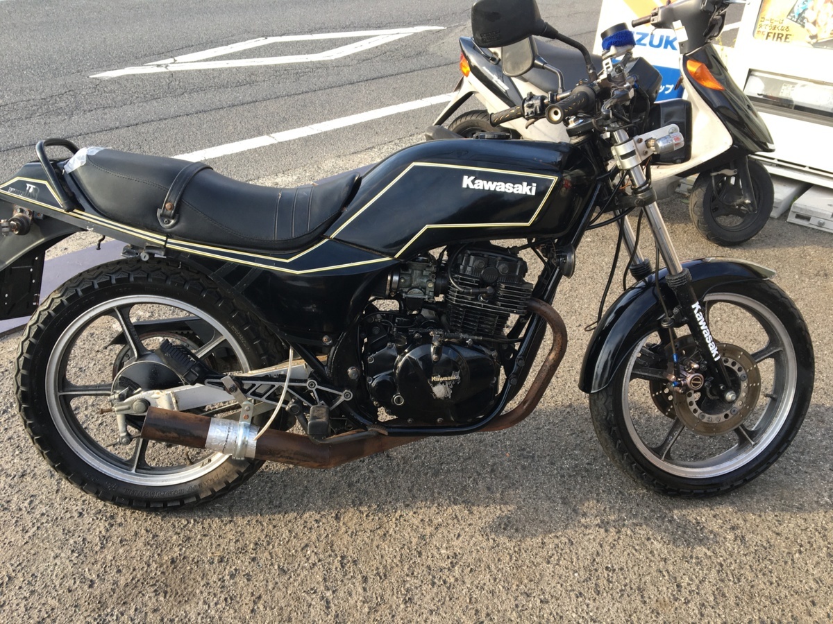 KAWASAKI カワサキ GPZ250 EX250C 実働 書類付き 吹け上がり良好 レストア カスタムベースにも 検索：Z250FT ...