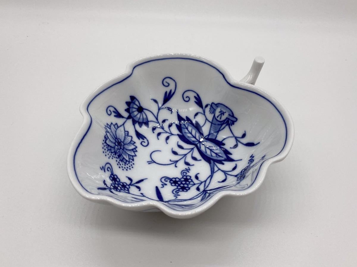 3r04003 Meissen ブルーオニオン マイセン オープンシュガーボウル 葉型 リーフ型ディッシュ(マイセン)｜売買されたオークション情報、yahooの商品情報をアーカイブ公開 ...