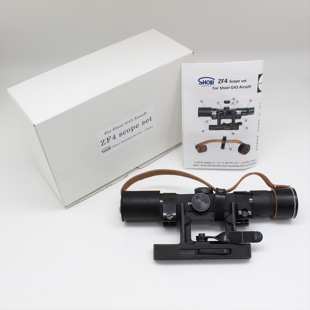 SHOEI ショウエイ G43用 ZF4 スコープ セット ブラック系 日本製 For Shoei G43 Airsoft ZF4 scope ...