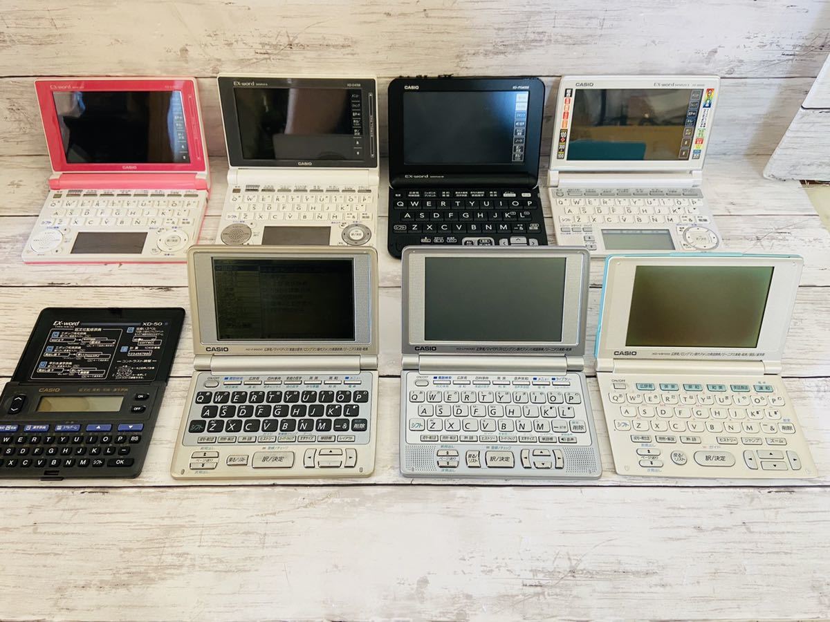 まとめ売り CASIO カシオ EX-word 電子辞書 8台セット XD-LP8000他(その他)｜売買されたオークション情報、yahooの ...