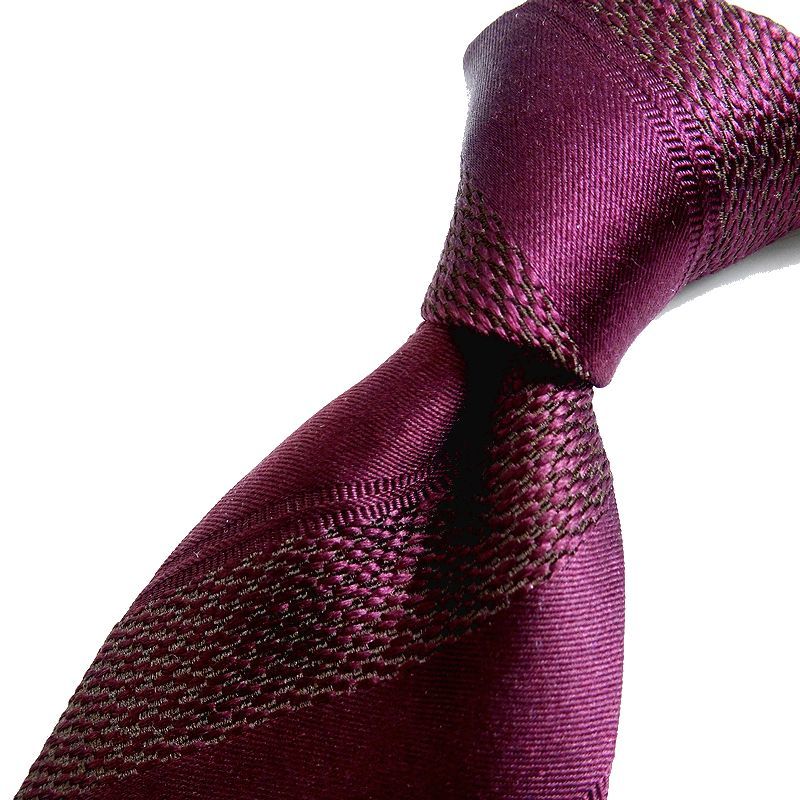 D'URBAN ダーバン 定1.9万 日本製 最高級ゴールドレーベル 絹の艶 BRATAC生糸 レジメンタルタイ シルク ネクタイ 301 ...