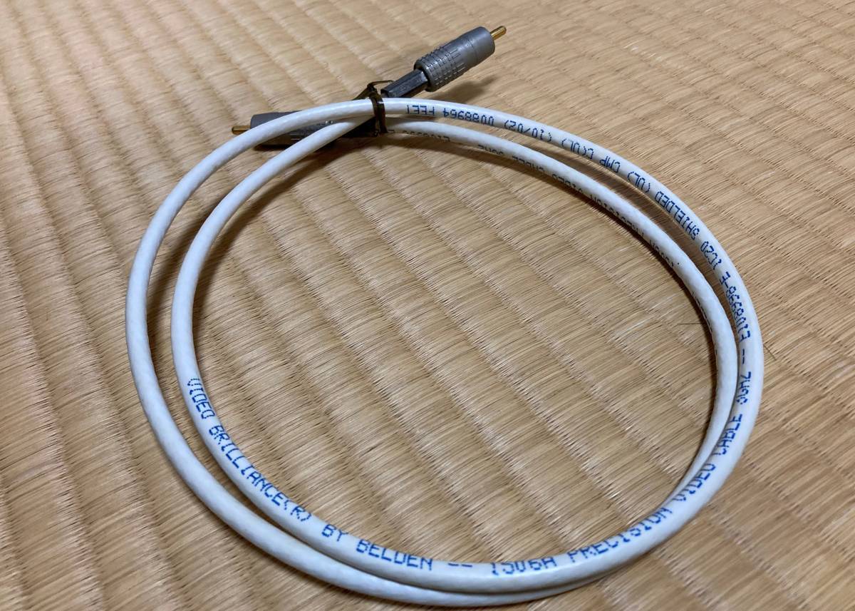 プロケーブル製 BELDEN 1506A 75Ωデジタル同軸 RCAケーブル 長さ 80㎝(RCAケーブル)｜売買されたオークション情報 ...