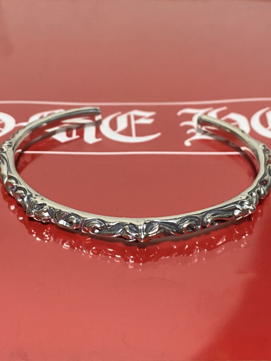 CHROME HEARTS クロムハーツ 加工 SBT バングル ブレスレット シルバー925(ブレスレット)｜売買されたオークション情報、yahooの商品情報をアーカイブ公開 ...
