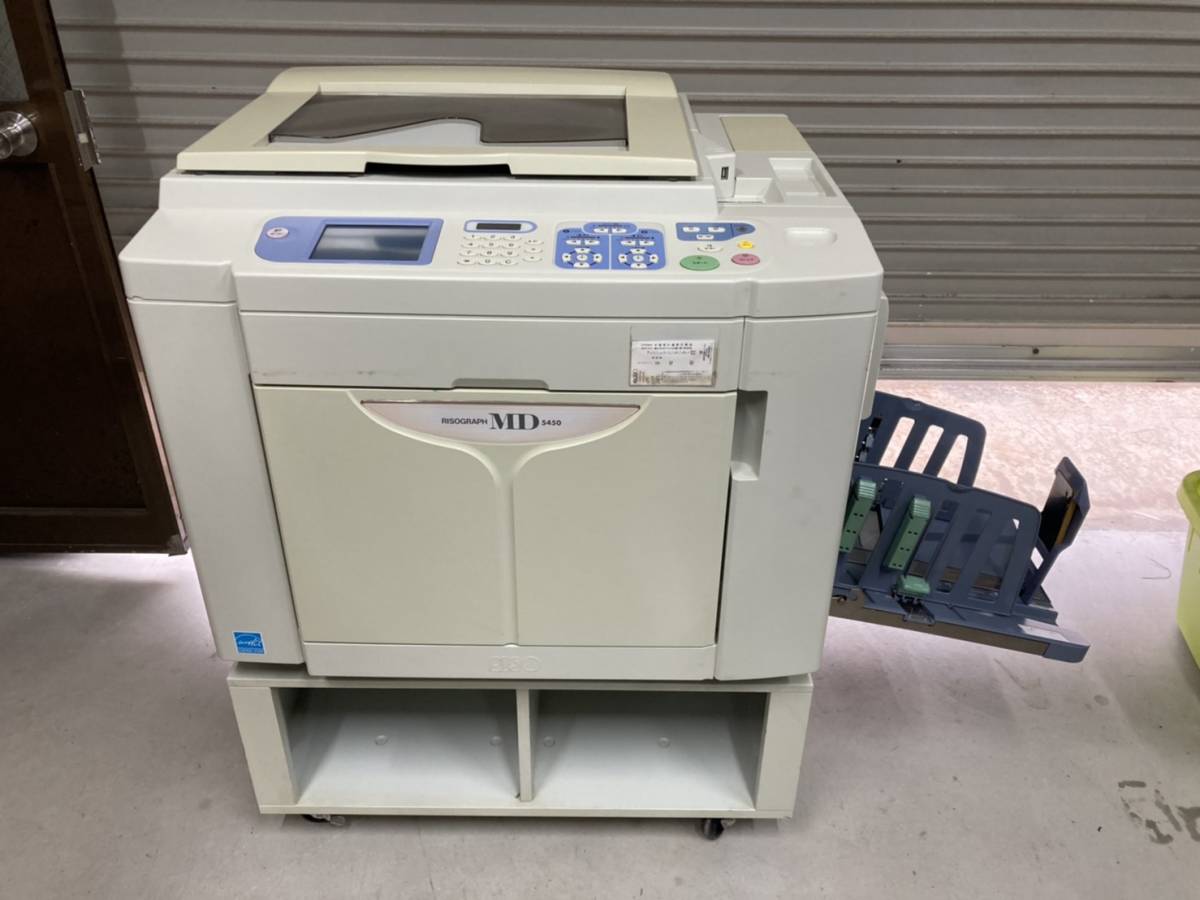 3252 RISO 理想科学工業 RISOGRAPH MD5450 コピー機 輪転機 デジタル印刷機 2色印刷 ブルー レッド 引取可 大阪 1円スタート(その他)｜売買されたオークション情報 ...
