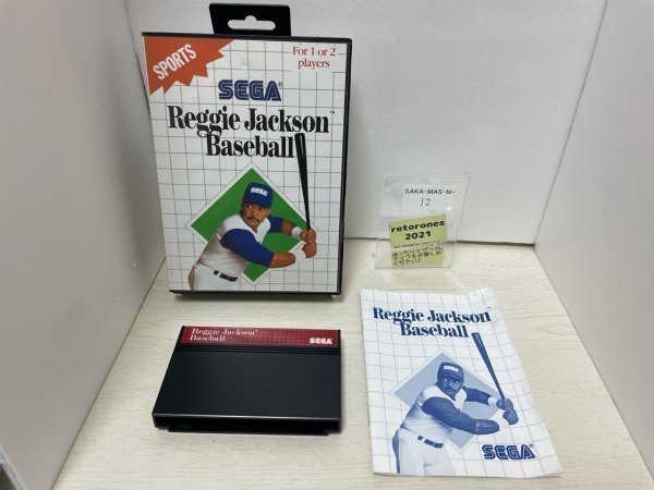 レトロゲーム 海外 北米 MS SEGA マスターシステム REGGIE JACKSON BASEBALL 箱説有り み(マークIII)｜売買 ...