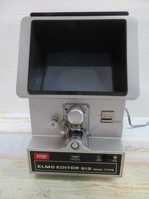 ELMO EDITOR 912 8mmフィルム編集機 DUAL TYPE エルモ エディター デュアルタイプ カメラ用品 44108(8ミリ ...