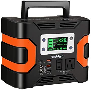300Wh FlashFish ポータブル電源 大容量 81000mAh/300Wh AC 330W 瞬間最大380W DC(発電機)｜売買さ ...