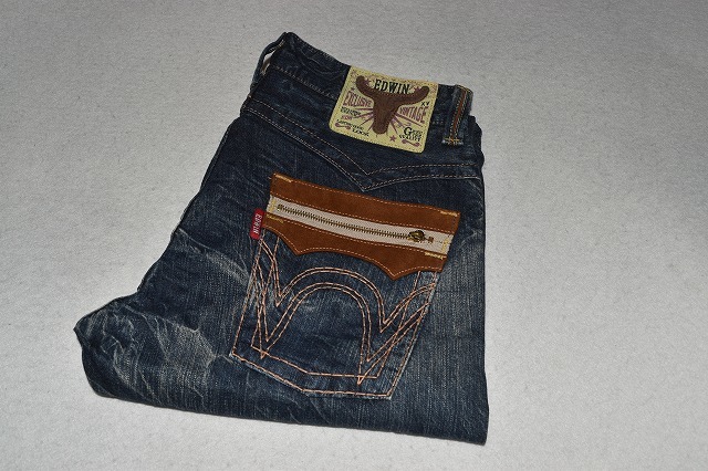 エドウィン EDWIN 464XVS ジーンズ W32 ウエスタン(W32)｜売買されたオークション情報、yahooの商品情報をアーカイブ公開 - オークファン（aucfan.com）