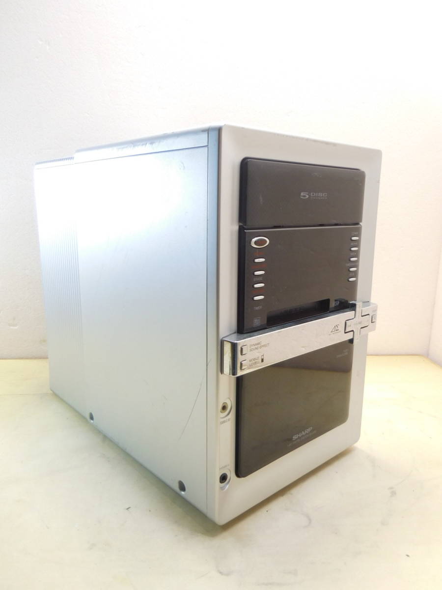 E0691 \1 SHARP/シャープ 家庭用 1ビットデジタルシステム/コンポ model:SD-GX2-S(MDコンポ)｜売買された ...